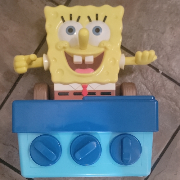 SpongeBob Squarepants | Toys | Spongebob Squarepants Toy With Blue Base ...
